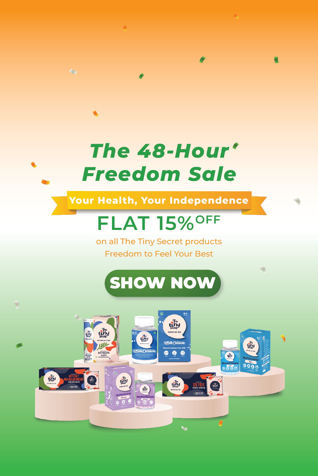 Health Supplements Store | India's 1st Milk Calcium – The Tiny Secret